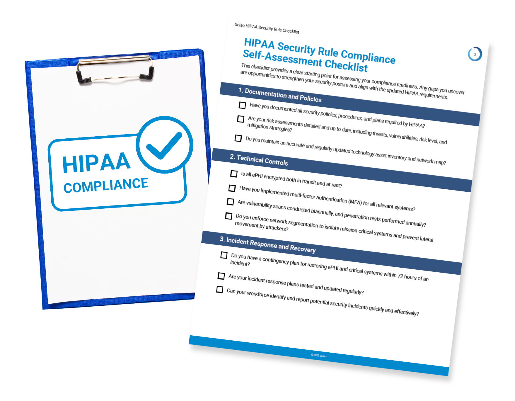 2025 HIPAA Security Rule Guide and Compliance Checklist | Seiso Security
